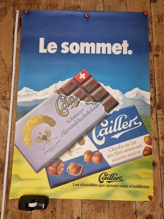 Plakat Poster Werbung Cailler Chocolat Schokolade Schweiz | Kaufen auf ...