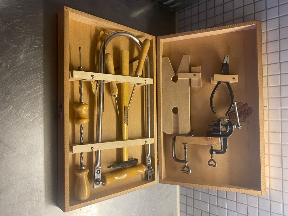 Schöner alter Laubsägekasten Oberon Germany 70er (Gebraucht) in ...
