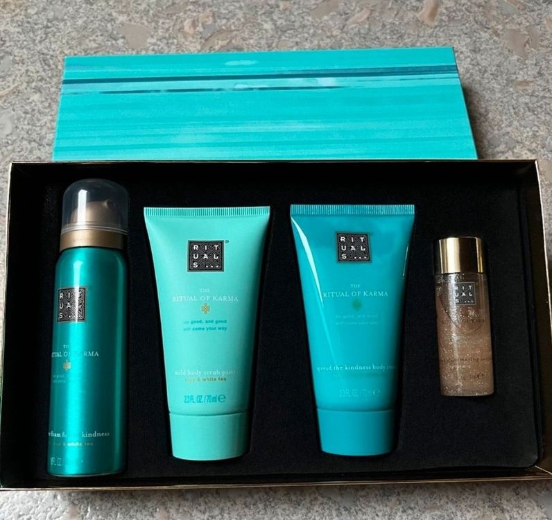 Rituals the Ritual of Karma Set Shimmer Oil, Body Lotion set (Neu und originalverpackt) in ...