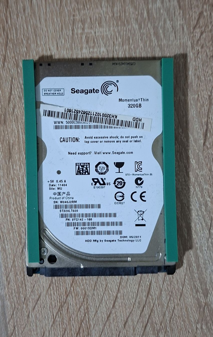 Seagate 320GB HDD 2.5" 5400RPM SATA Laptop (Gebraucht) in Giubiasco für ...