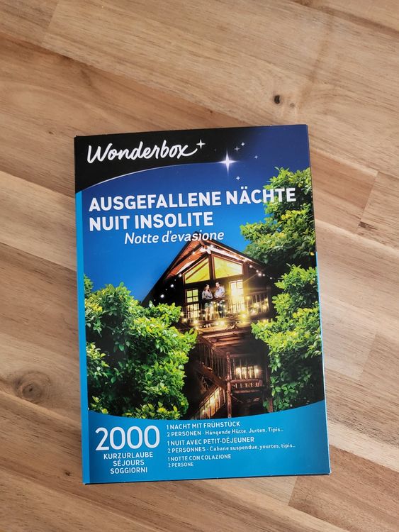 Wonderbox Ausgefallene Nächte (Neu und originalverpackt) in für CHF 95 ...