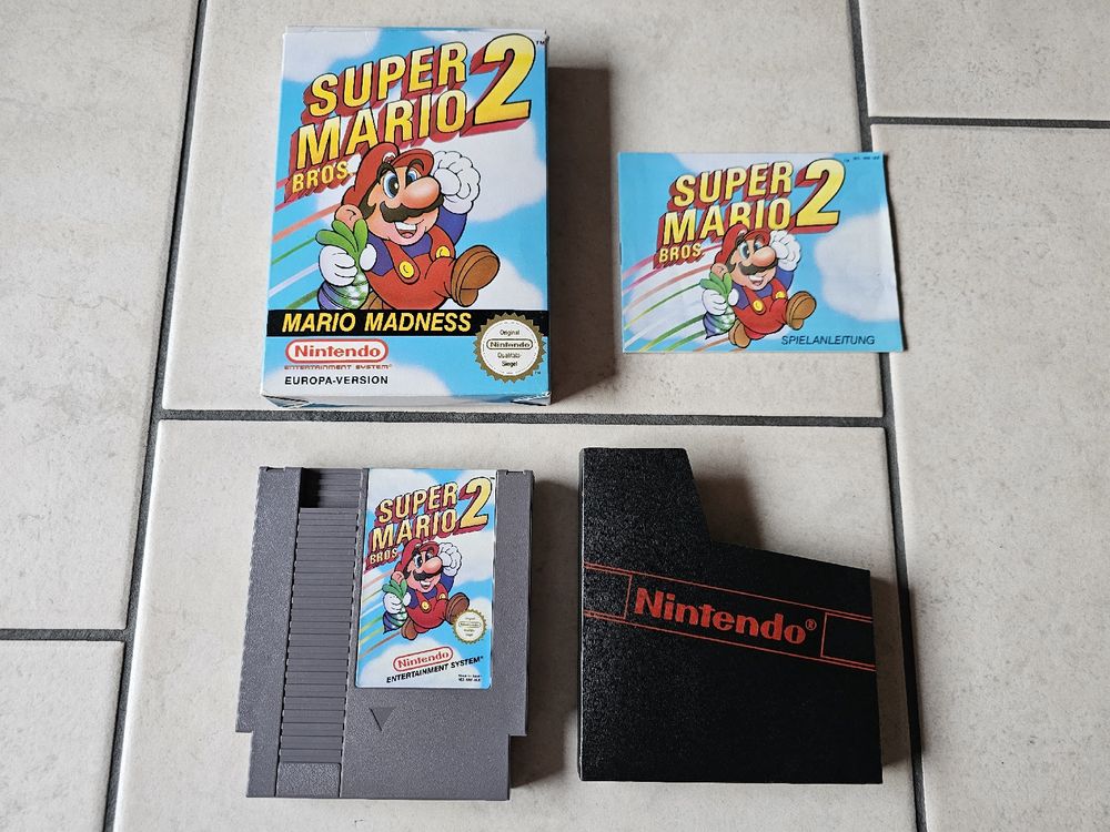 Super Mario Bros. 2 / NES Europa Version Mario Madness | Kaufen auf Ricardo