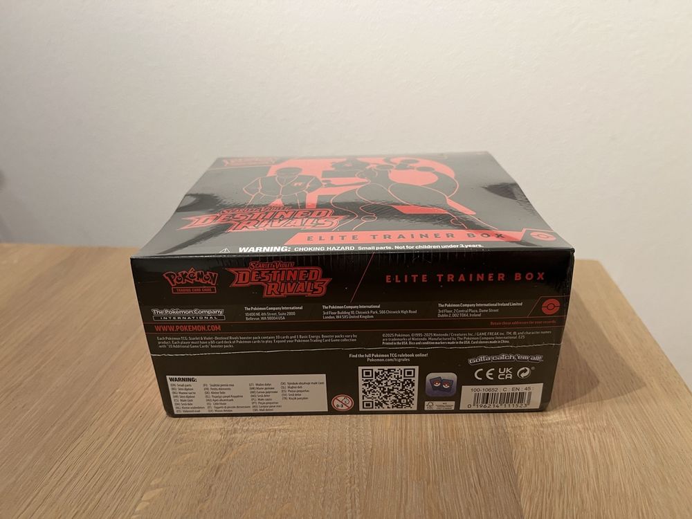 Destined Rivals ETB - English | Pokemon Elite Trainer Box (Gebraucht ...