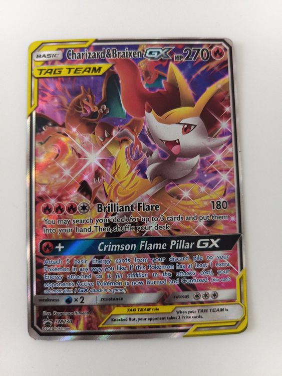 Charizard & Braixen TagTeam GX 270/236 | Kaufen auf Ricardo