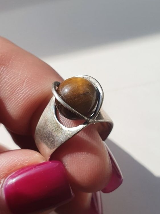 Fingerring mot Tigerauge | Kaufen auf Ricardo