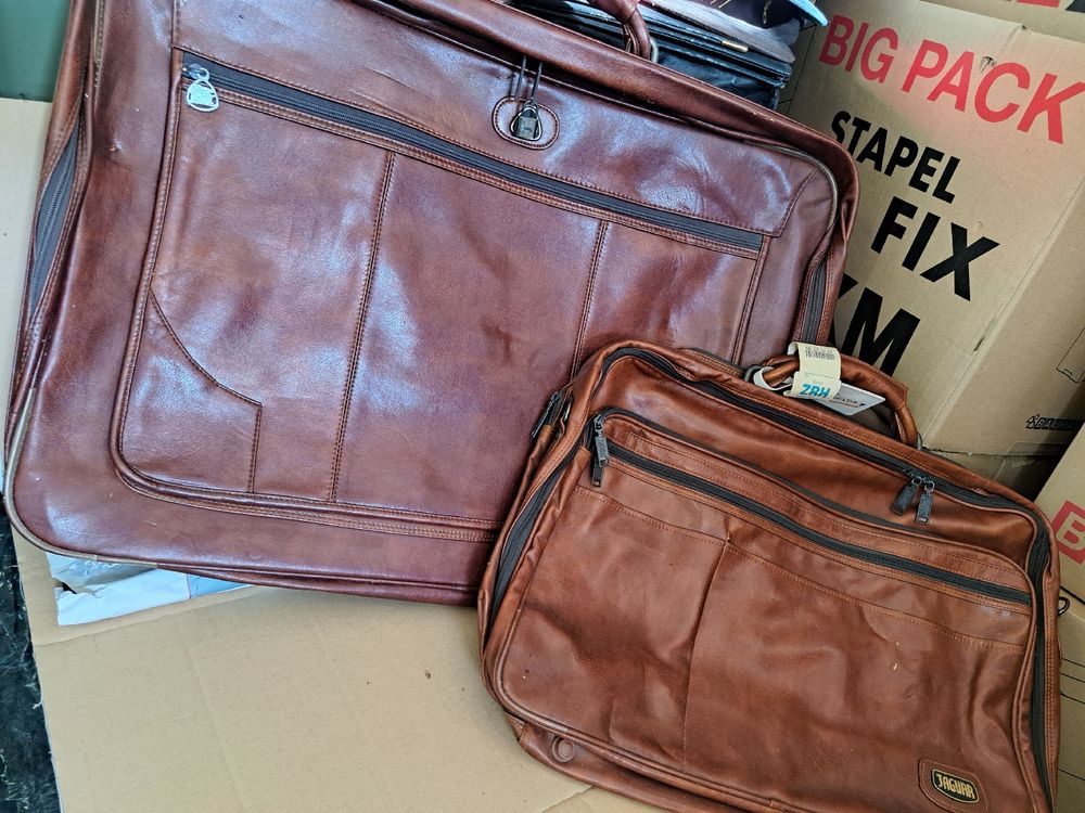 2 Jaguar Ledertaschen, Aktentasche, Reisekoffer Vintage (Gebraucht) in ...