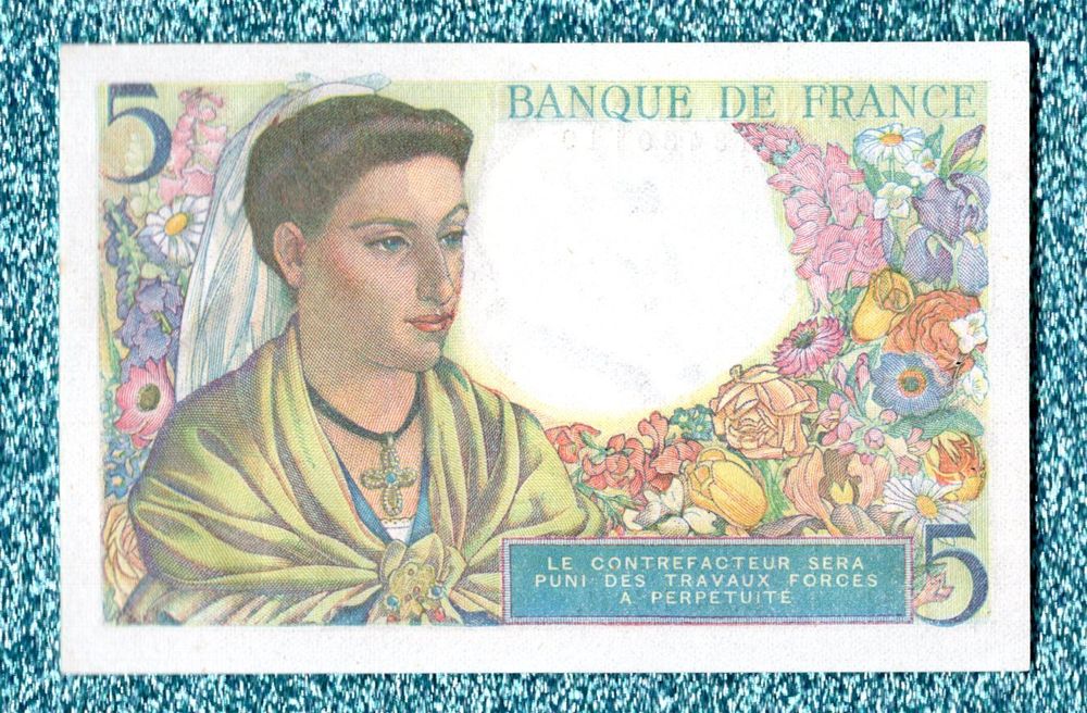 France 5 francs 1943 UNC Ph. (Neu (gemäss Beschreibung)) in Leibstadt ...