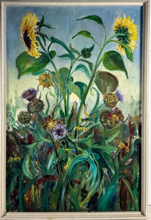 Grosse Gemälde mit Sonnenblumen (Gebraucht) in Root für CHF 19 – nur Abholung auf Ricardo kaufen