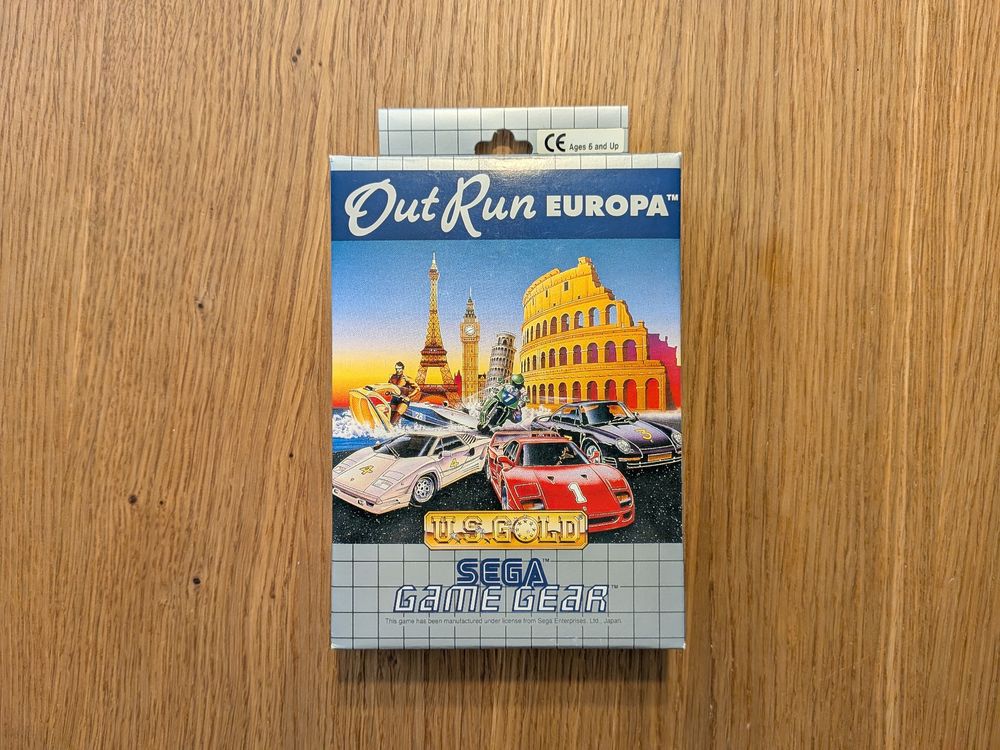 Sega Game Gear - OutRun Europe / Komplett OVP / CIB (Gebraucht) in ...