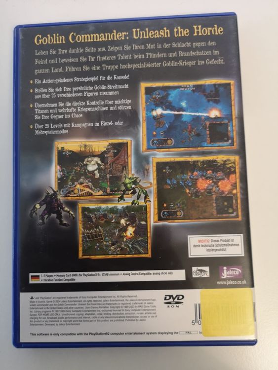 Goblin Commander (PS2) (Gebraucht) in Herisau für CHF 5 – mit Lieferung ...