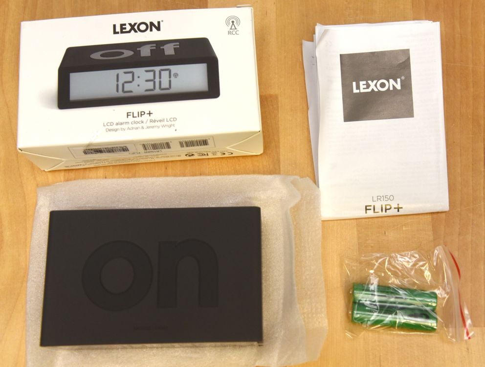 Lexon Flip+ RCC Funk-Wecker/ LCD-Screen (LR150N0) (Neu (gemäss ...