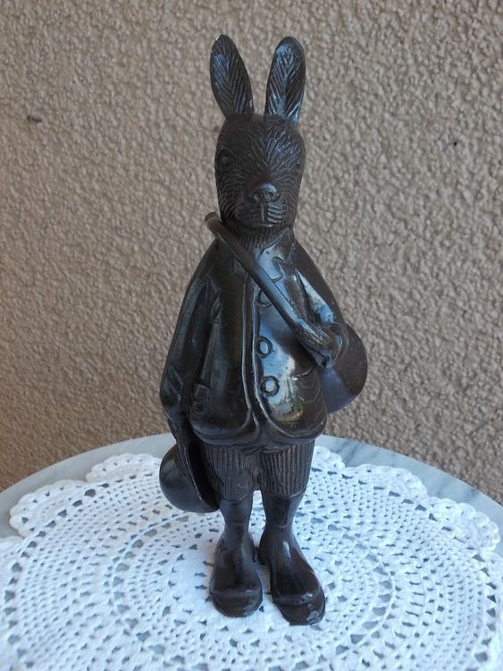 Hommage an die Jäger*Hase mit Jagthorn* TOP gepflegte Bronze (Gebraucht) in Ostermundigen für ...