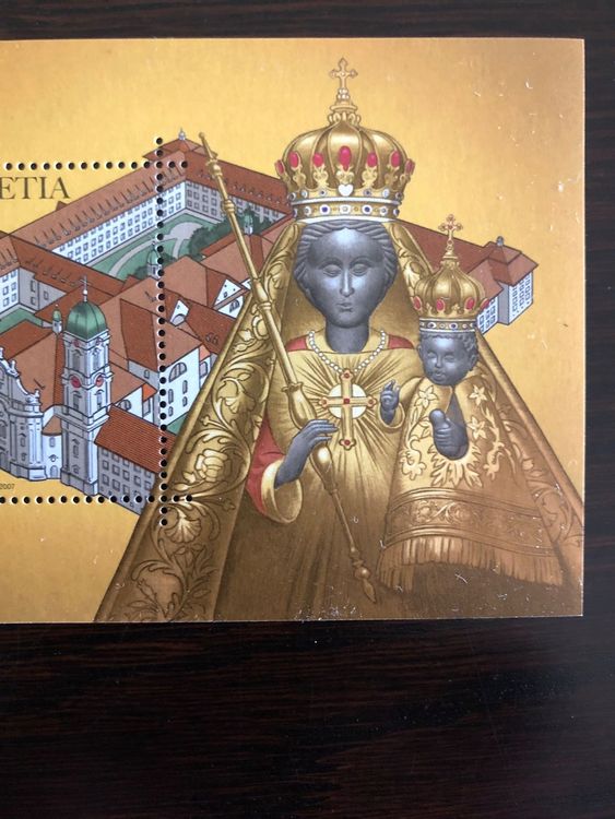 2007 Sonderblock "Tag der Briefmarke"Kloster Einsiedeln | Kaufen auf Ricardo
