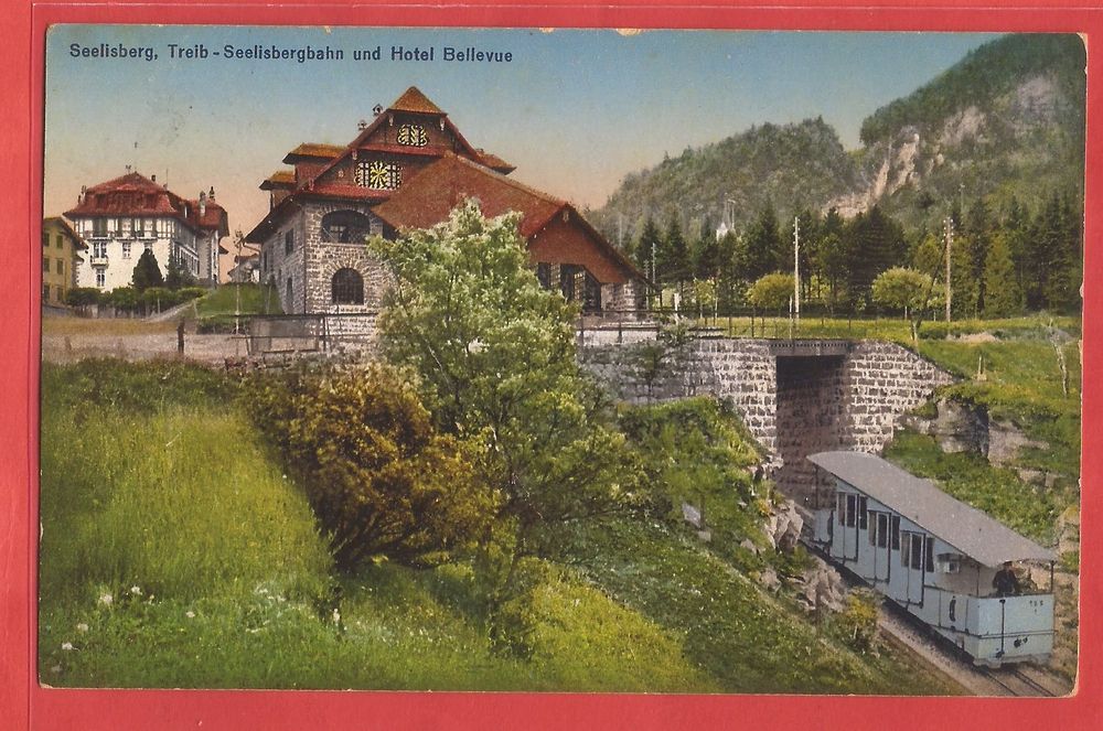 Seelisberg - Treib-Seelisberg-Bahn Hotel Bellevue - ca. 1915 (Gebraucht) in Fislisbach für CHF 5 ...
