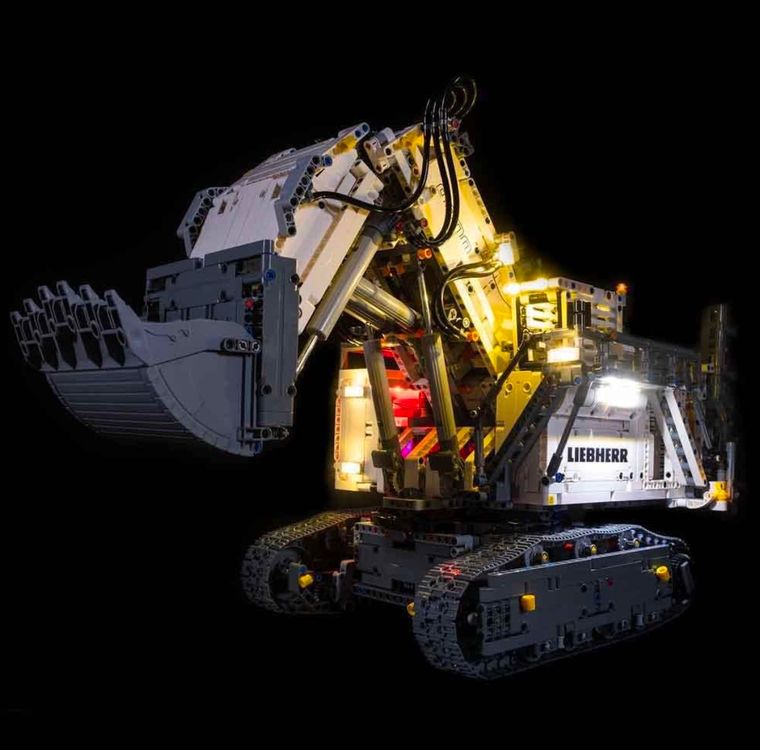 Lego Liebherr R9800 mit Beleuchtung 42100 (Gebraucht) in Waldkirch für ...