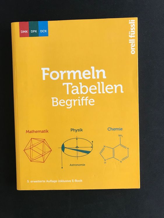 Formeln tabellen begriffe; formelbuch orell füssli (Gebraucht) in ...