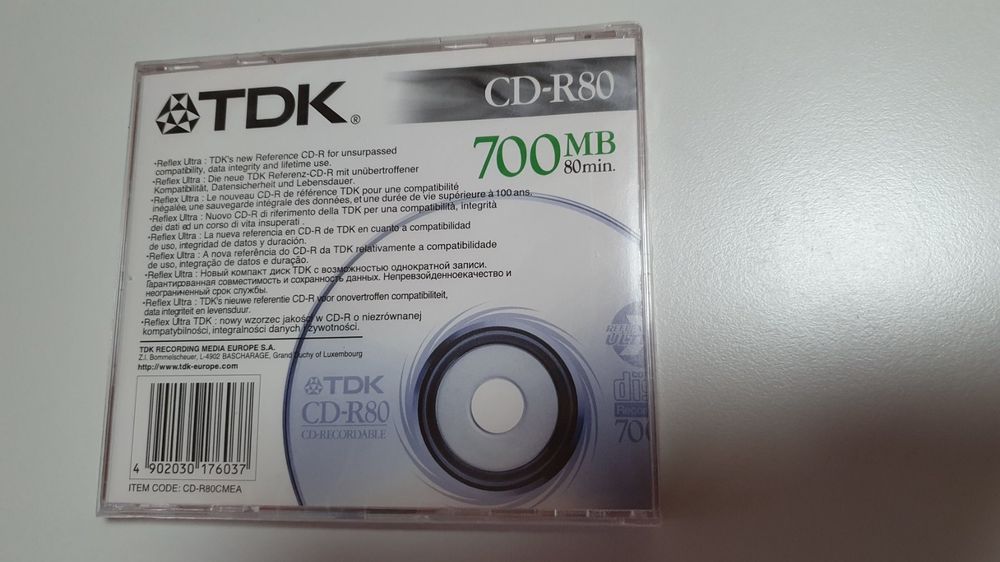 CD-R80 von TDK = Metallic Disc; 700 MB | Kaufen auf Ricardo