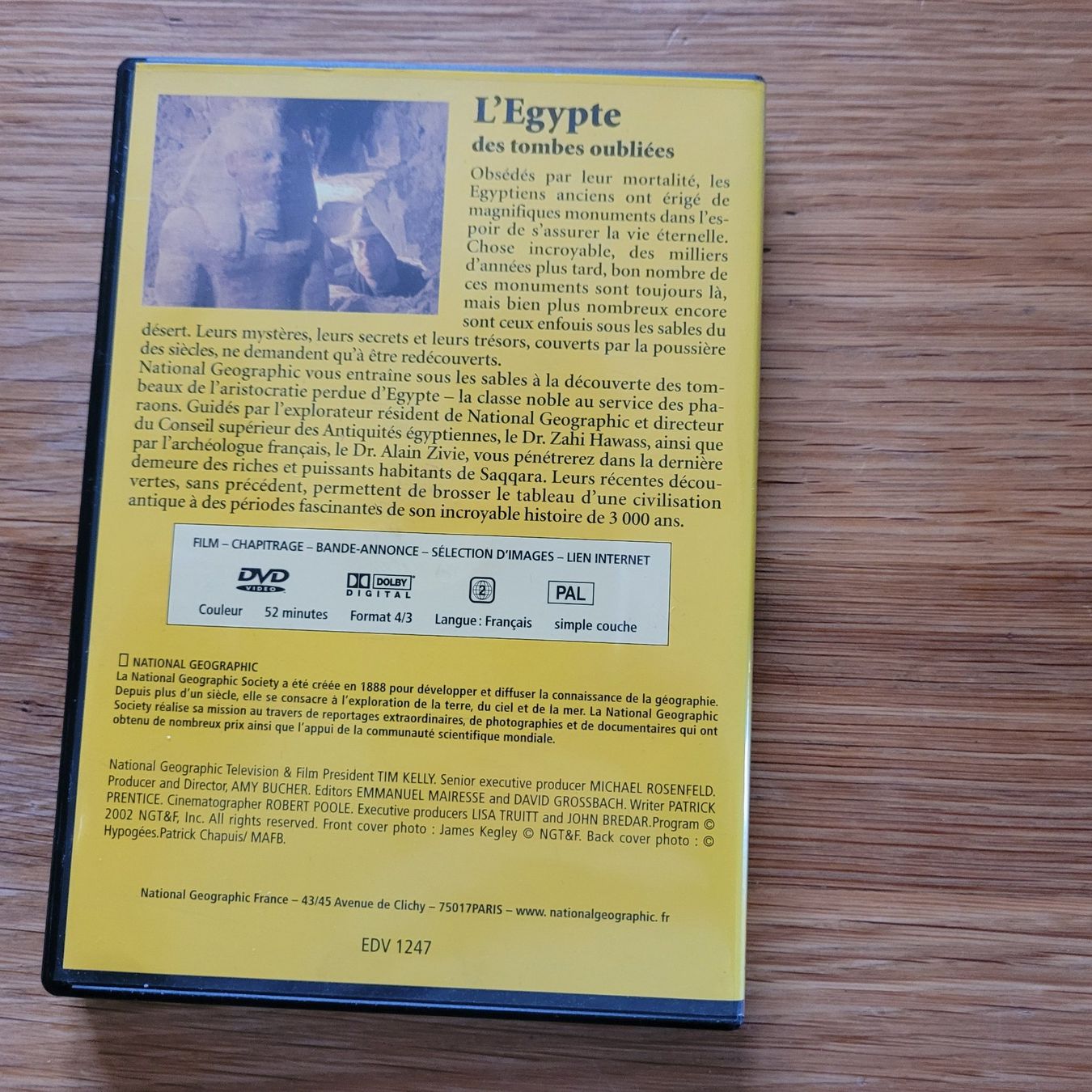 DVD Documentaire National Georaphic Egypte (Gebraucht) in Biel/Bienne ...