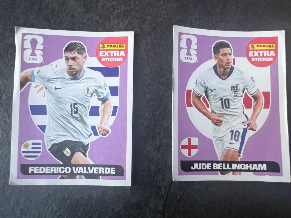 Panini WM 2026 Extra Sticker mit Ronaldo, Yamal & Bellingham (Gebraucht ...