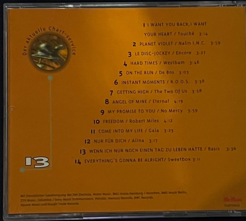 CD - Chart Hits - Vol.13 (Gebraucht) in Oberglatt ZH für CHF 1 – mit ...