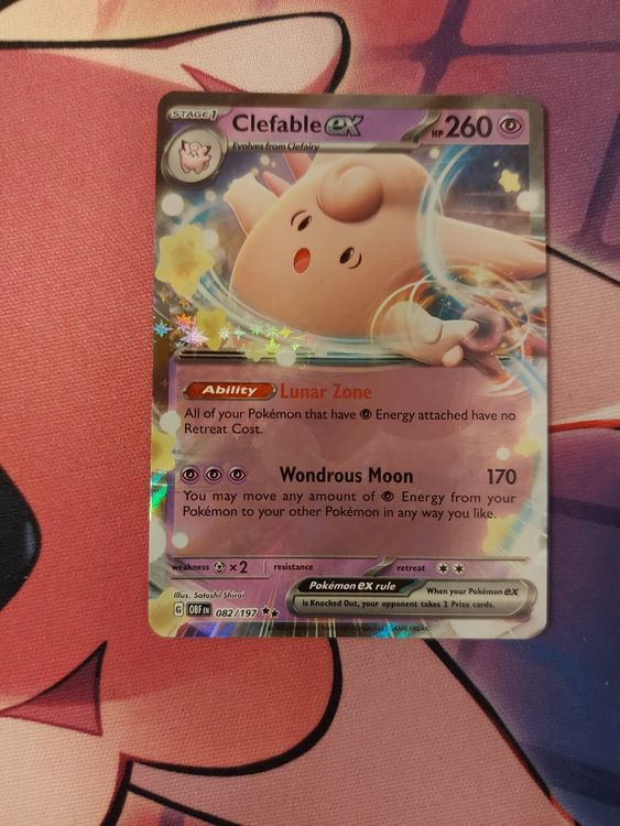 Clefable EX 082/197 OBF EN (Usato) a Biasca per CHF 3 – con consegna ...