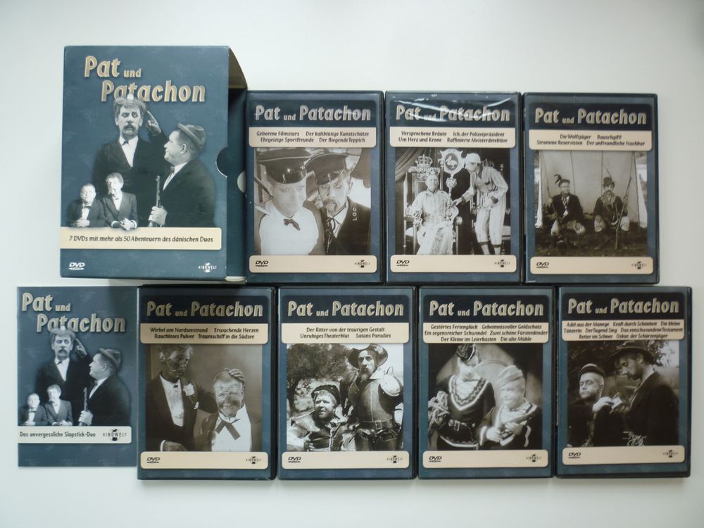 7 DVD Pat und Patachon Stummfilm Klassiker über 50 Abenteuer (Gebraucht ...