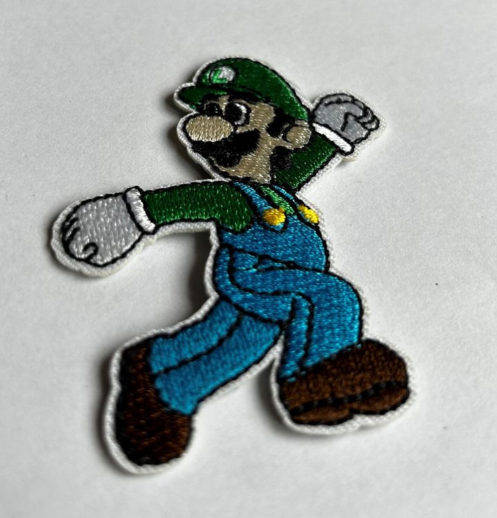 Luigi Aufnäher Badge Wii Game Switch Patch Nintendo Retro (Neu und ...