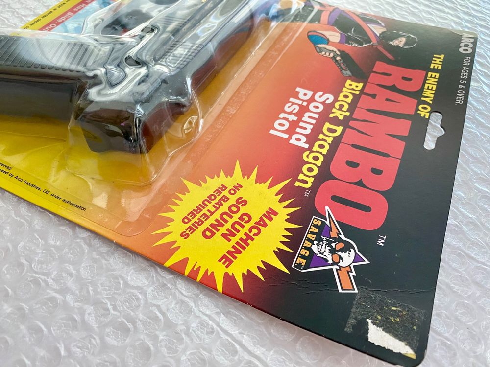 1985 | The Enemy of RAMBO Black Dragon Sound Pistol by Arco (Neu und ...