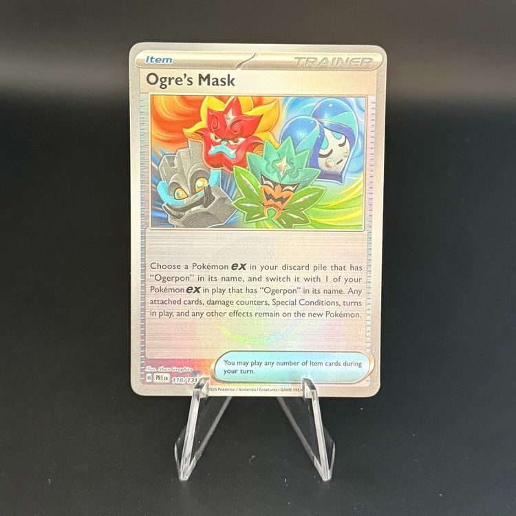 Ogre's Mask [Poke Ball] #118 Pokemon Prismatic Evolutions (Gebraucht ...