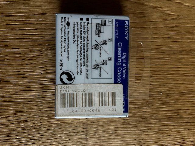 Mini DV Head Cleaner Sony, Digital Video Band (Neu und originalverpackt ...