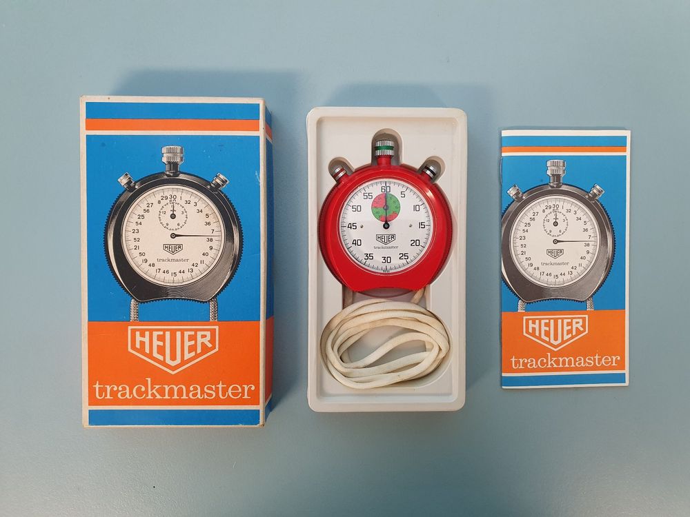 Vintage Stoppuhr HEUER Trackmaster - Schnäppchen! | Kaufen auf Ricardo