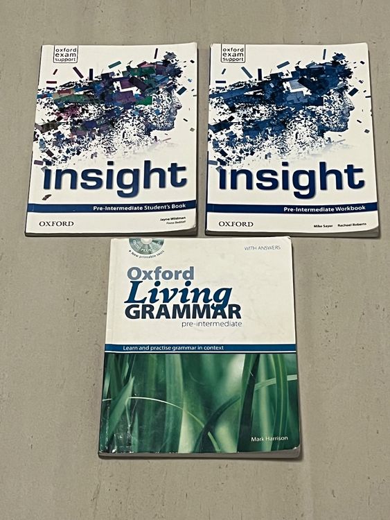 Oxford Insight Pre-Intermediate Set (Gebraucht) in Luzern für CHF 25 ...