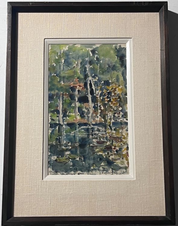Oskar Gysin Abstrakte Aquarell Handsigniert (Gebraucht) in Root für CHF 10 – mit Lieferung auf ...