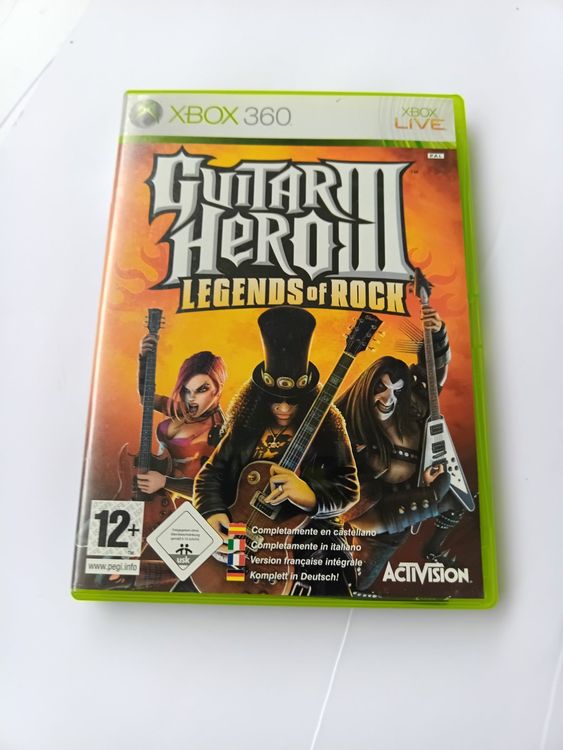 Guitar Hero III Legends of Rock Xbox 360 Top! (Neu (gemäss Beschreibung ...