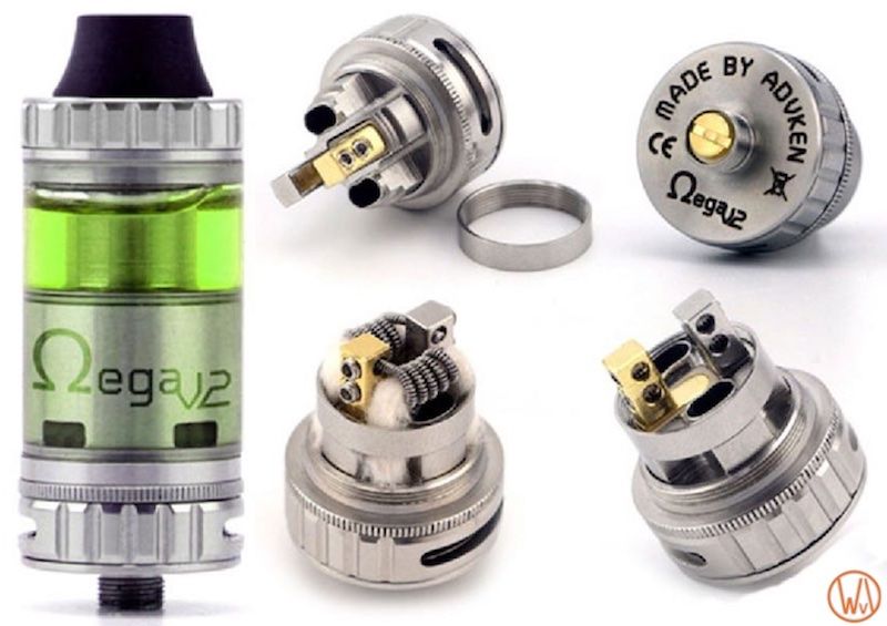 Advken Ohmega V2 RTA Atomizer 4.5ml & WvA Gourmet Liquid (Neuf (Voir ...