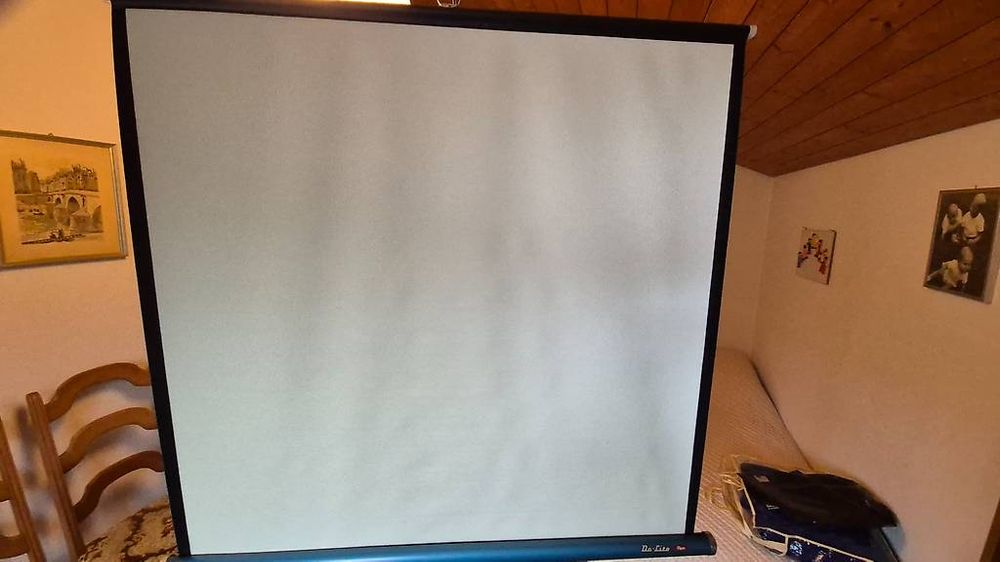 antike Ständerleinwand Mobil Projektion Stativ Da-Lite Flyer (Gebraucht ...