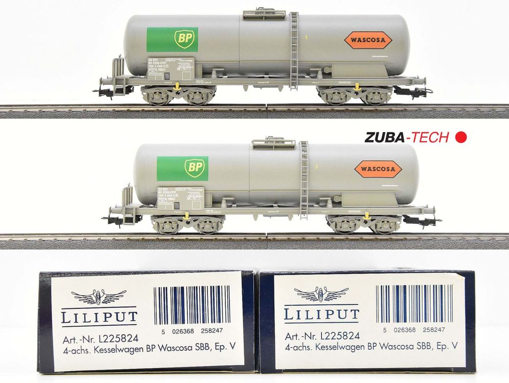 2x Liliput Kesselwagen der SBB H0 GS mit OVP (Gebraucht) in St. Gallen für CHF 43 – mit ...