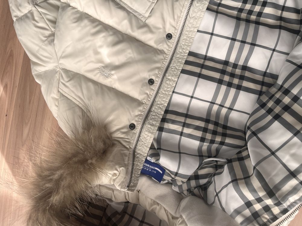 Burberry blue label fur puffer jacket (Neu (gemäss Beschreibung)) in ...