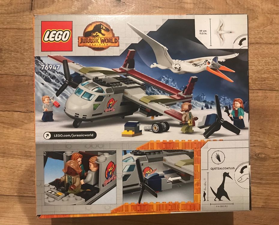 lego 76947 jurassic world quetzalcoatlus plane ambush (Neu und ...