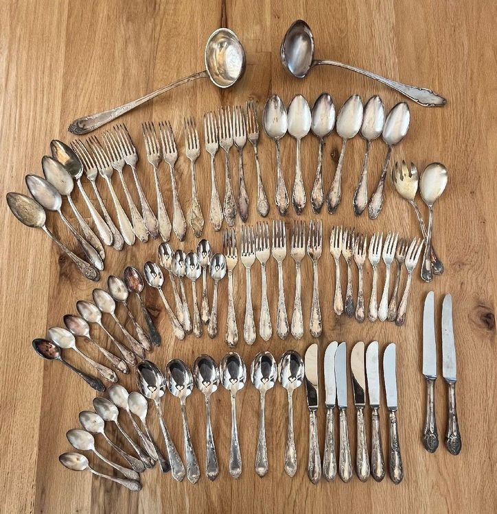Silberbesteck Peka (90-18) und Solingen (100-20) (Gebraucht) in Triengen für CHF 75 – nur ...