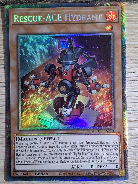 Yu-Gi-Oh Rescue-ACE Hydrant (Collectors Rare) (Gebraucht) in Leytron ...