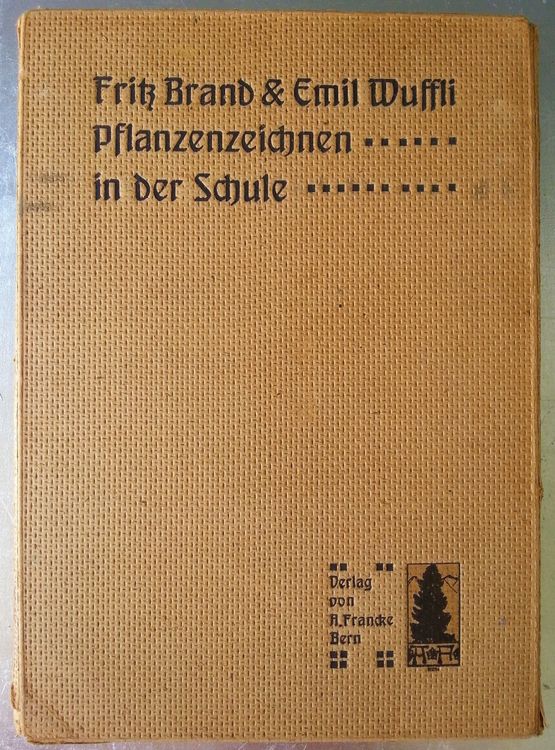 Pflanzenzeichnen in der Schule, Brand & Wuffli, 1909 | Kaufen auf Ricardo