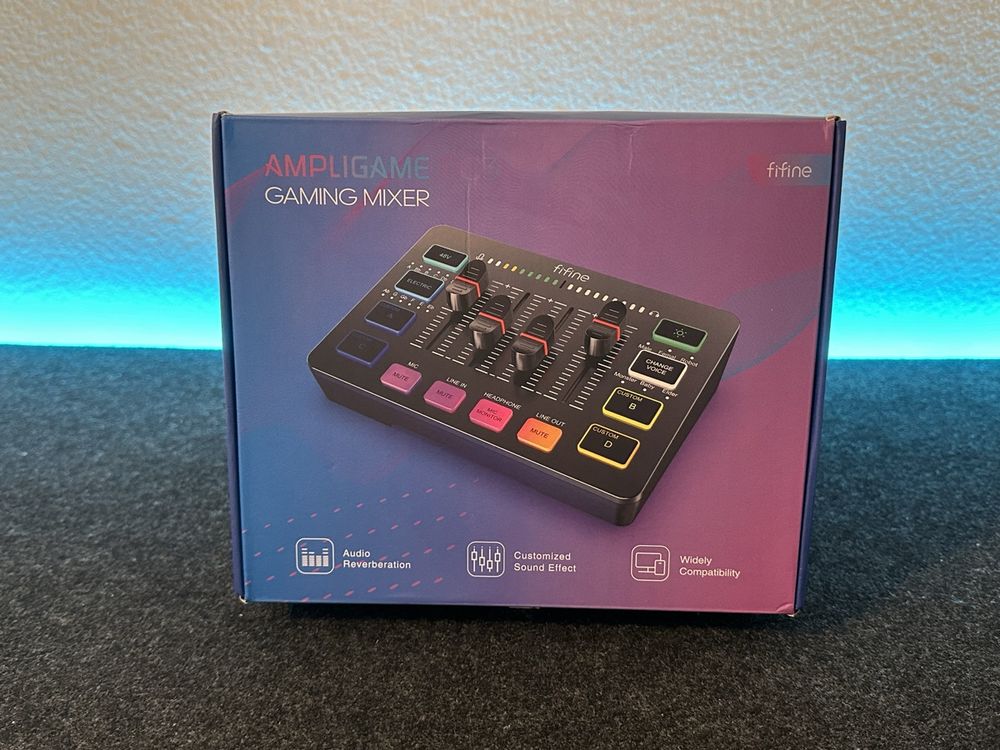 FIFINE Gaming Audio Mixer, Streaming 4-Channel, RGB | Kaufen auf Ricardo FIFINE Gaming Audio Mixer, Streaming 4-Channel, RGB | Kaufen auf Ricardo