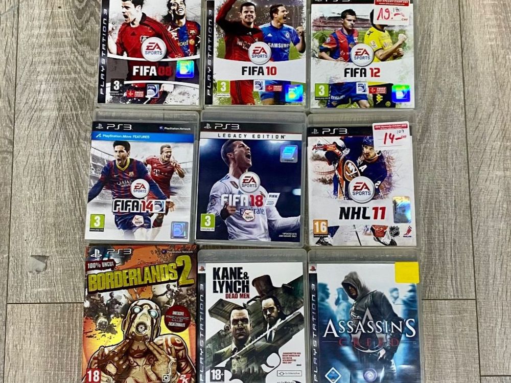 PS3 Mega Spiele Paket 18+ Games – FIFA, NHL, Borderlands (Gebraucht) in ...