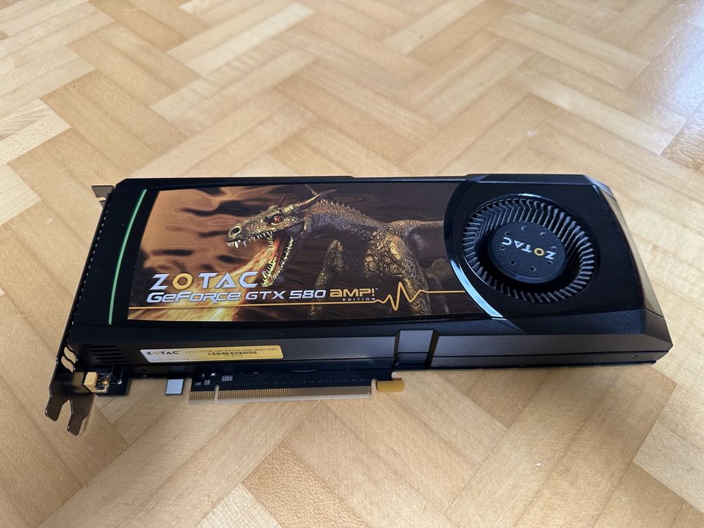 Zotac: GTX580 AMP! Edition 1536M 384BIT DDR5 (2010) (Gebraucht) in ...