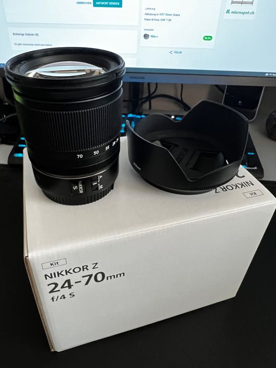 Nikon Z 24-70 F4 Z-Mount (Neu (gemäss Beschreibung)) in Allschwil für CHF 300 – mit Lieferung ...