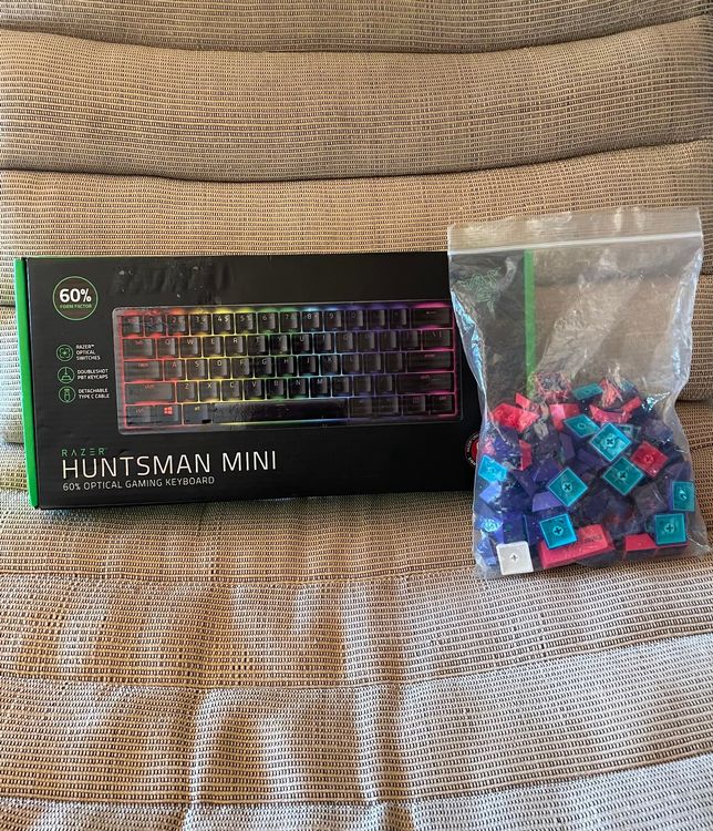 Razer Hunstman Mini mit Tastenkappen - Schwarz (Gebraucht) in La Punt ...