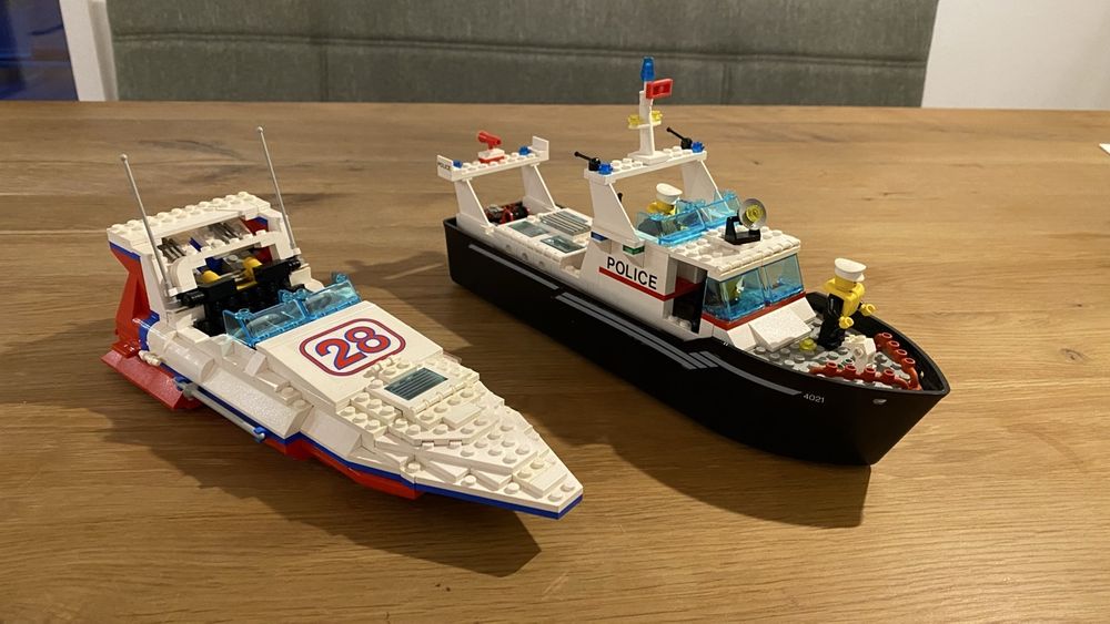 Lego Boote Set: Polizei Boot 4021 und Rennboot 5521 | Kaufen auf Ricardo