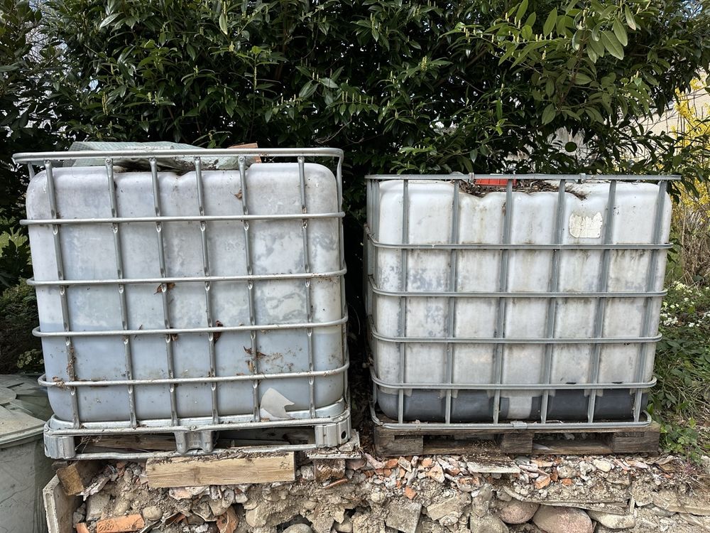 Regenwassertank 2x 1000 liter (Gebraucht) in Schlosswil für CHF 1 – nur ...