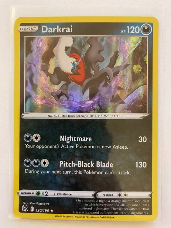Pokemon Darkrai 120/196 Holo Lost Origin EN | Kaufen auf Ricardo